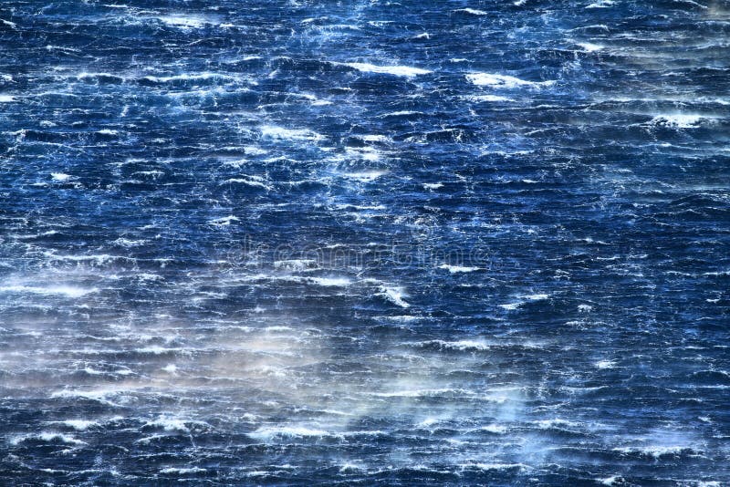 Raging Sea with Furious Waves Stock Image - Image of beautiful ...