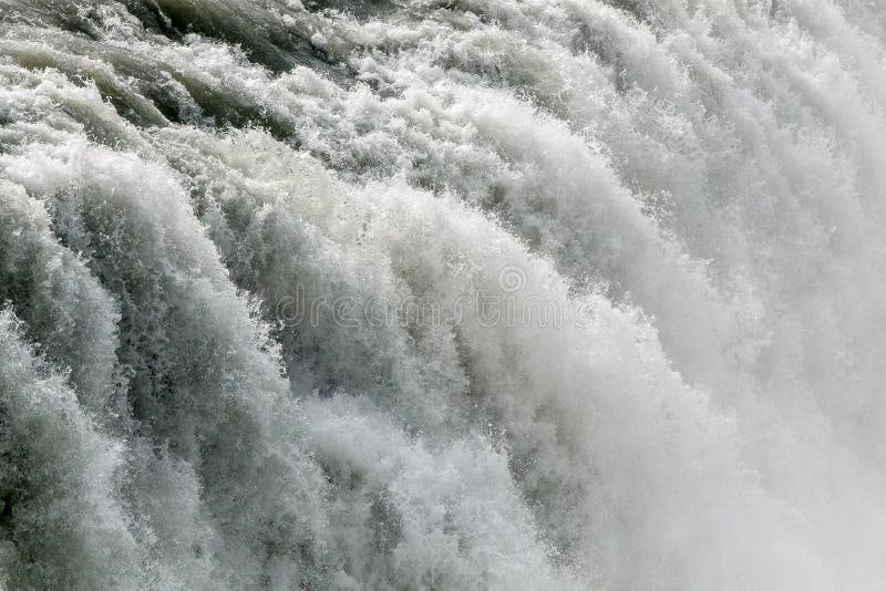 Powerful waterfall stock image. Image of rare, foam, dynamic - 99056825