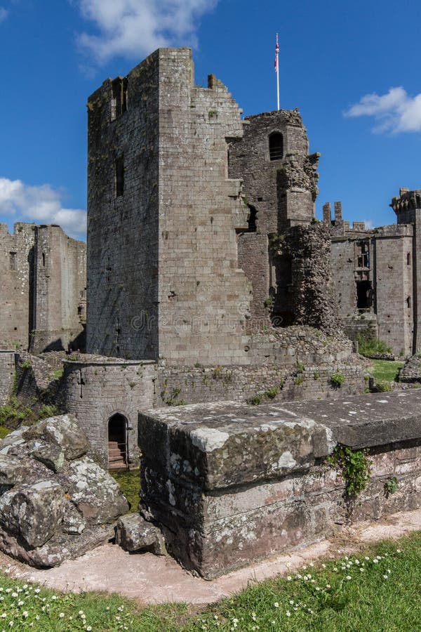 Raglan Castle stock image. Image of stairs, medieval - 54393265