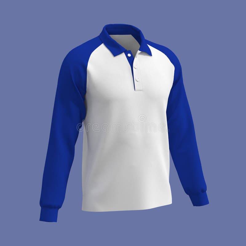 Raglan Polo Shirt Mockup Stock Illustrations – 327 Raglan Polo Shirt ...