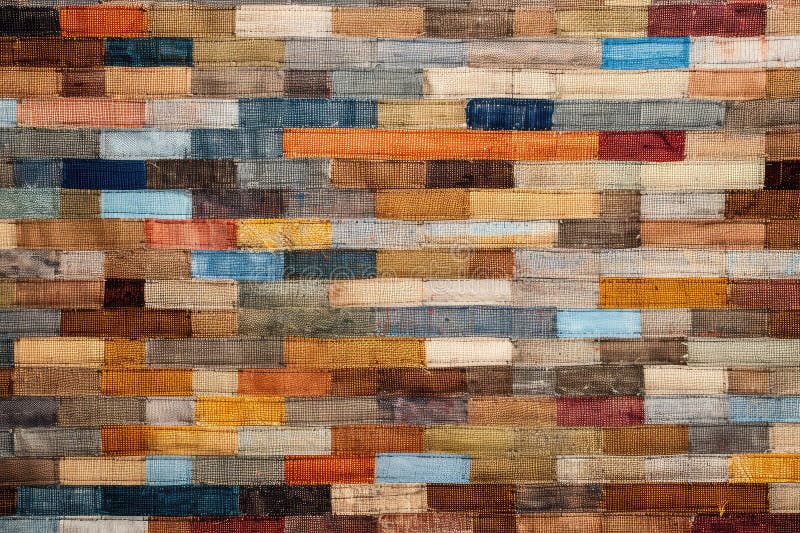 Rags Carpet Texture Background, Woven Rug Pattern, Handmade, Hand-Woven ...