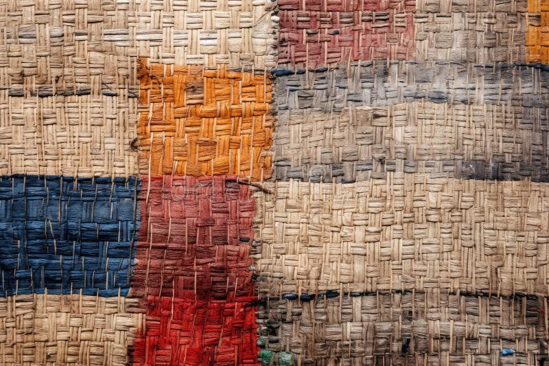 Rags Carpet Texture Background, Woven Rug Pattern, Handmade Recycled ...