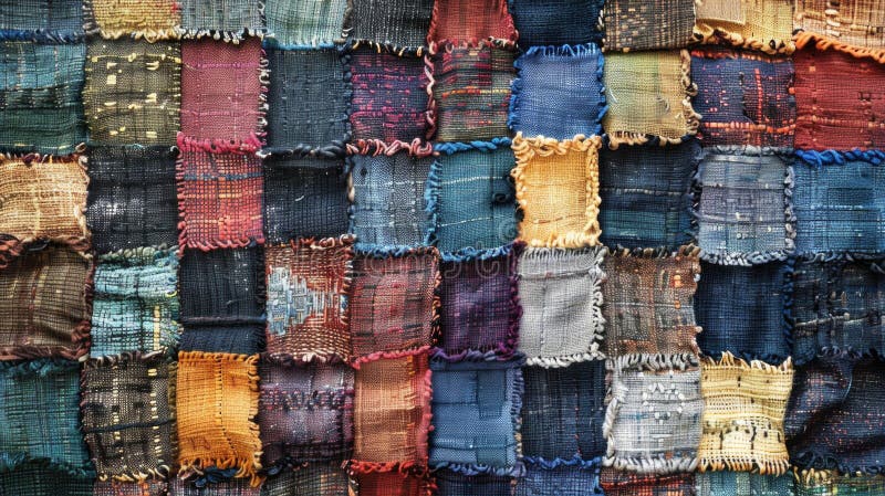 Rags Carpet Texture Background, Woven Rug Pattern, Handmade Recycled ...