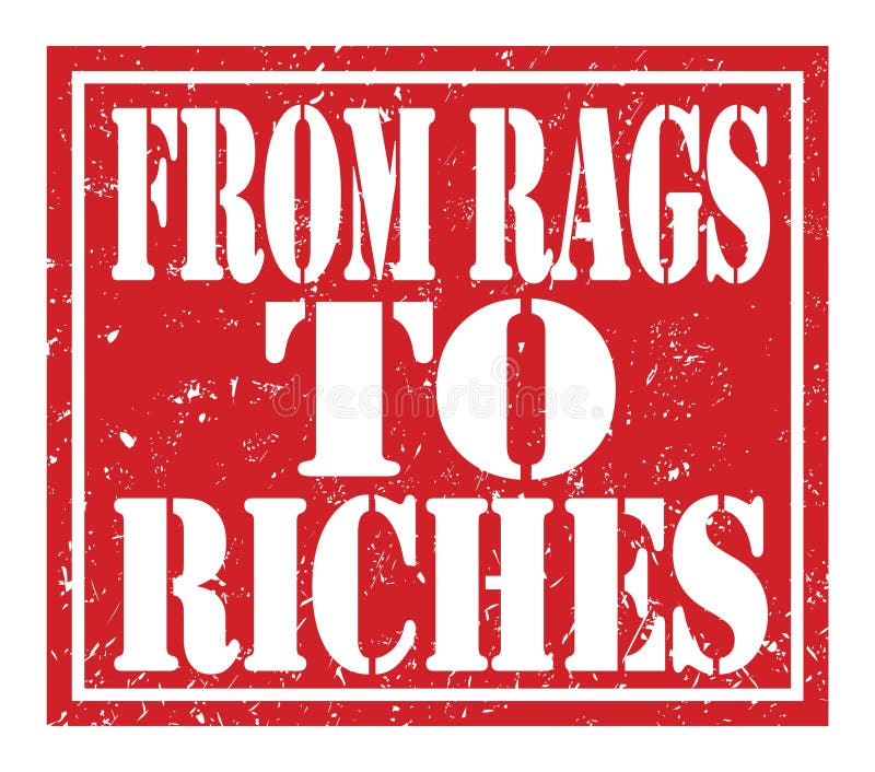 Rags to riches stock illustration. Illustration of bright - 31247447