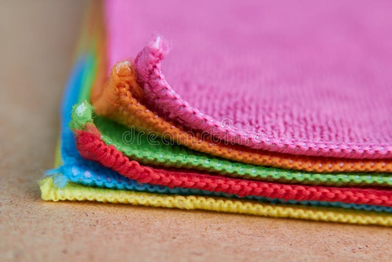 Rags for Wet Cleaning,colored Cloths for Cleaning the Premises Stock ...