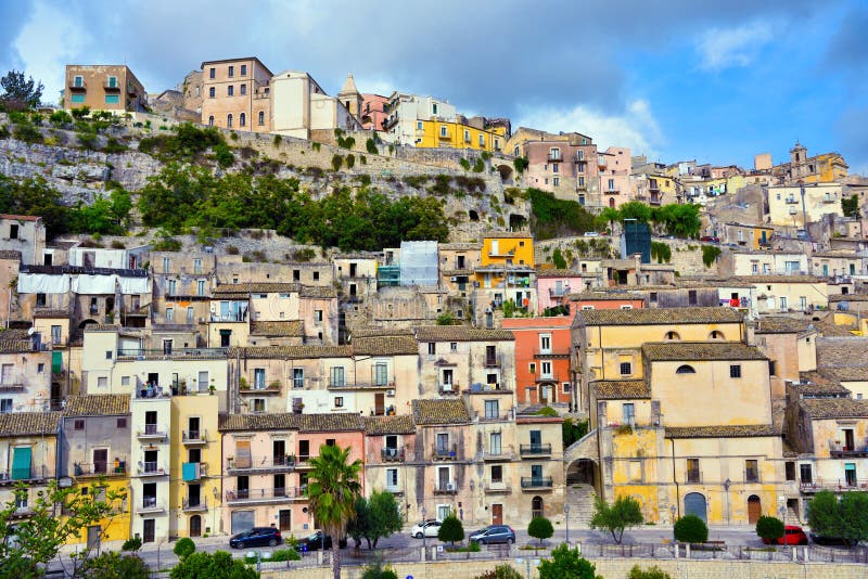 Ragusa Sicily Italy stock photo. Image of tourism, historic - 133385816