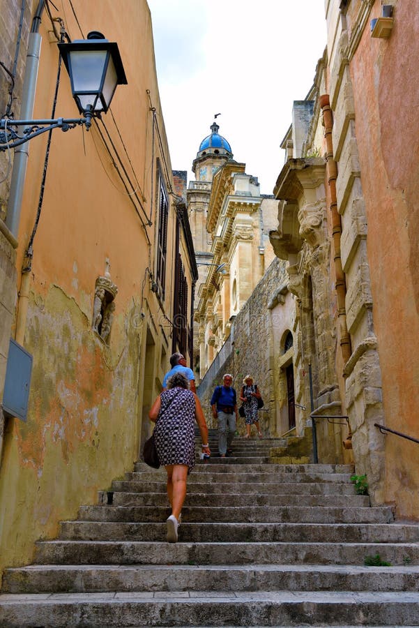 Ragusa Sicily Italy editorial stock photo. Image of view - 134121943
