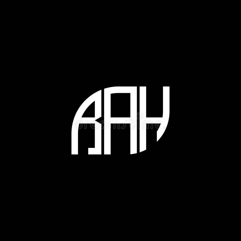 RAH Letter Logo Design on Black Background. RAH Creative Initials ...