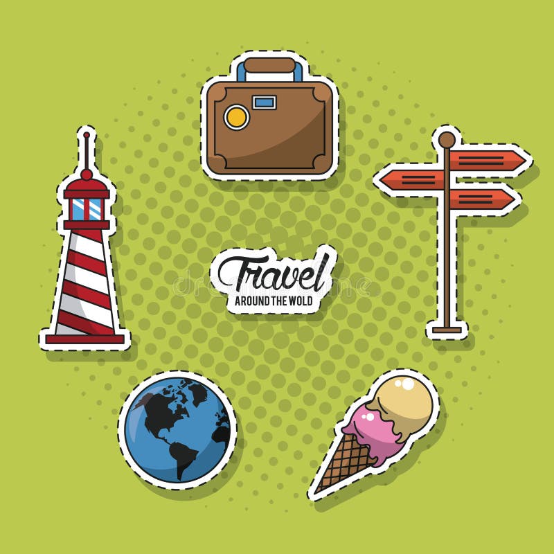 Weltkarte Im Rahmen Vom Strick. Seeweg Und -entdeckungen. Abenteuertum ...