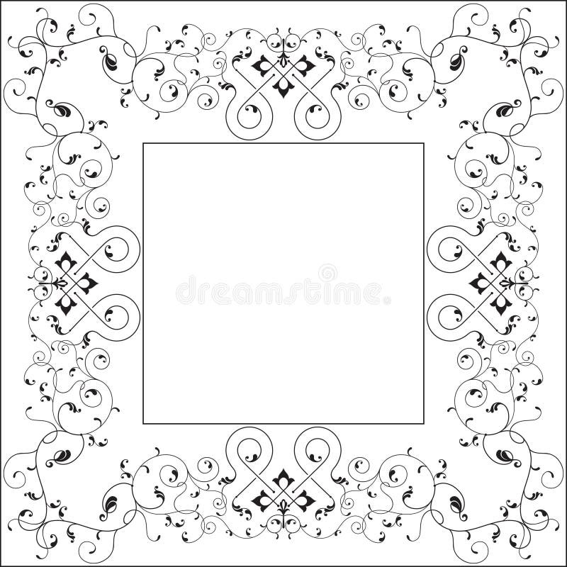 Rahmen-Design vektor abbildung. Illustration von verzierung - 43816574