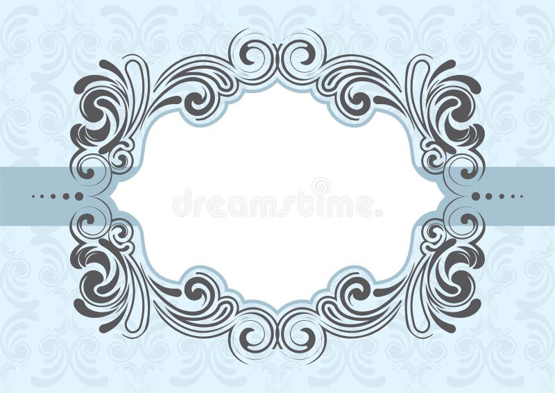 Rahmen-Design vektor abbildung. Illustration von floral - 54667901