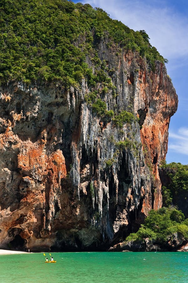 Rai Lay Beach, South of Thailand Stock Photo - Image of beautiful ...