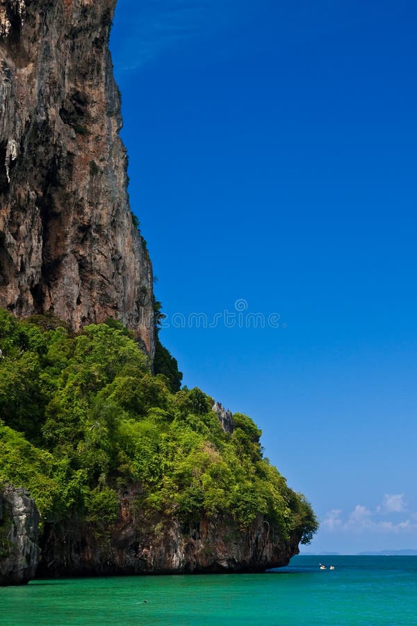 Rai Lay Beach, South of Thailand Stock Image - Image of beauty, sand ...