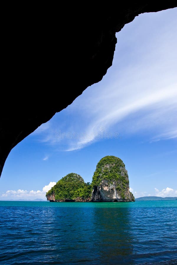 Rai Lay Beach, South of Thailand Stock Image - Image of adventure ...