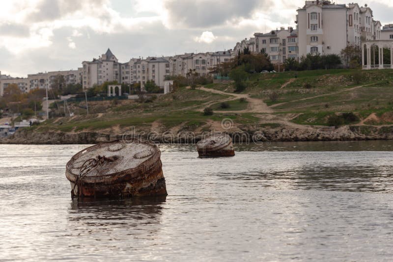 Raid barrel in the bay stock image. Image of mechanical - 218792041