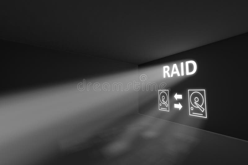 RAID Rays Volume Light Concept 3d Stock Illustration - Illustration of ...