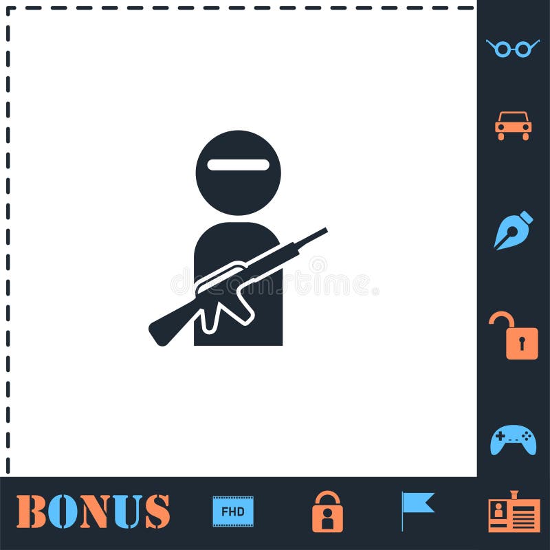 Raider icon stock vector. Illustration of chronicle - 118521305