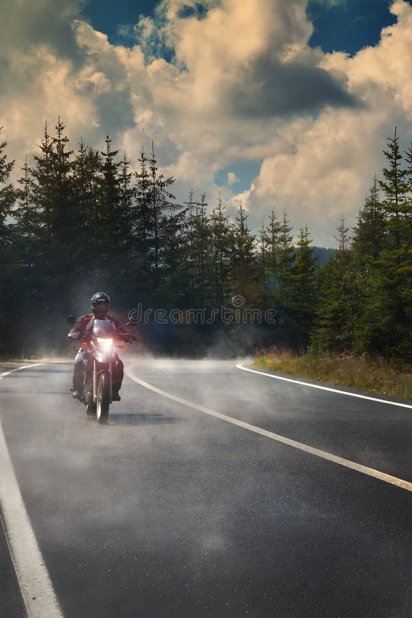 Raiding stock photo. Image of bike, clouds, motorcycle - 46788636