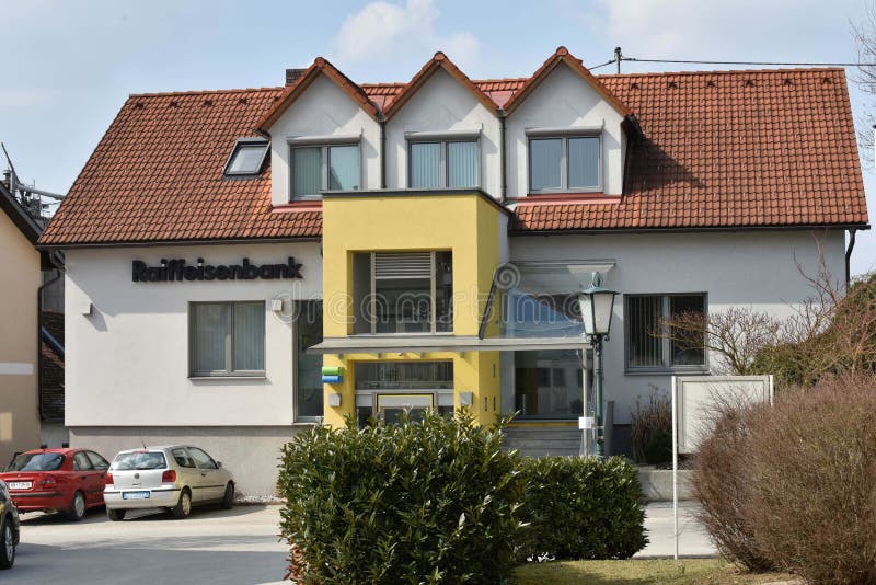 Raiffeisen a major bank editorial stock image. Image of raika - 295045329