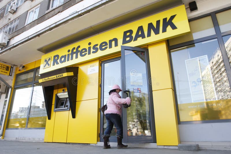 Raiffeisen Bank Innen am Mall Redaktionelles Stockfotografie - Bild von ...