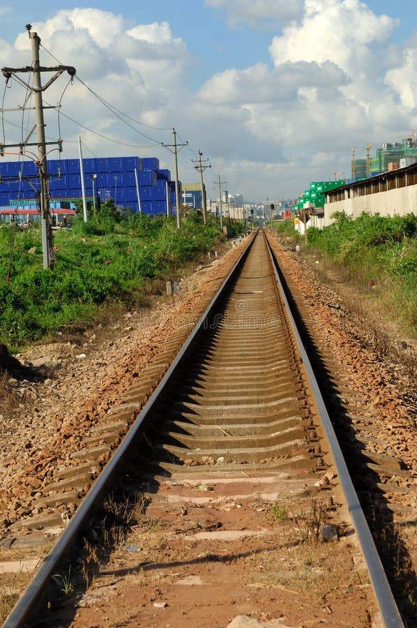 Rail stock image. Image of multiple, infrastructure, country - 5630807
