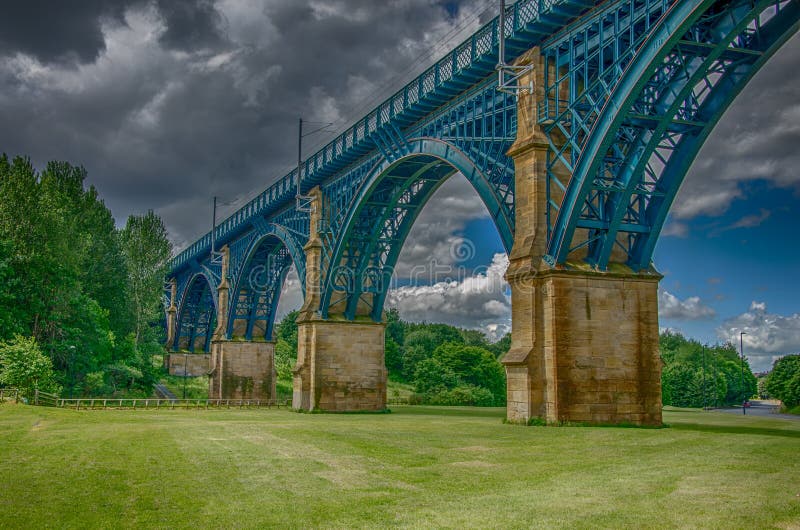 Rail Bridge stock image. Image of girder, bridge, metro - 78886693