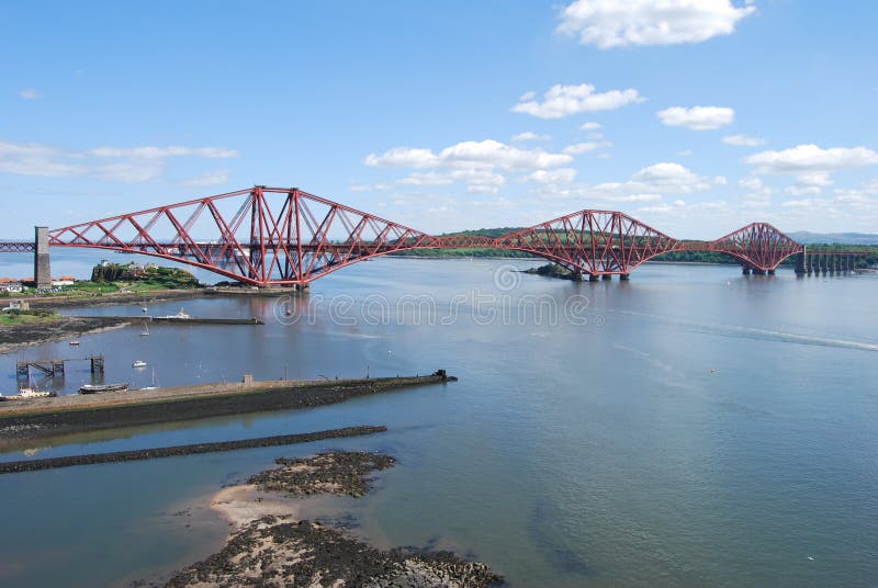 Rail Bridge over Forth stock image. Image of scotland - 31526647