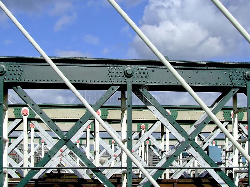Rail bridge stock image. Image of construction, built - 181908739