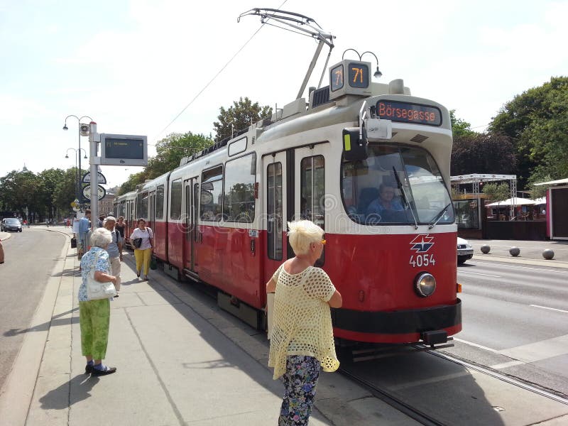 A Rail Car in Vienna, Austria Editorial Photo - Image of beautiful ...