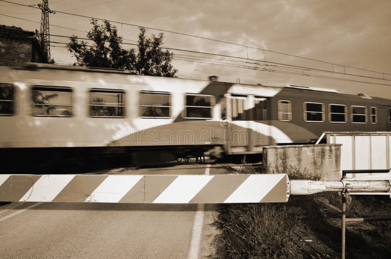 Rail crossing stock photo. Image of tracks, transport - 44234890