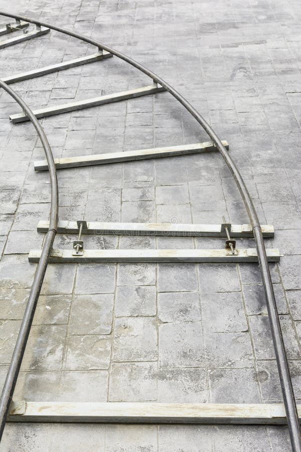 Rail Dolly Video on Floors Made of Stone Stock Image - Image of track ...