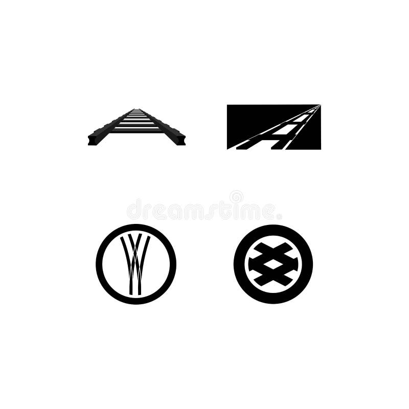 Rail logo stock vector. Illustration of locomotive, route - 207398493