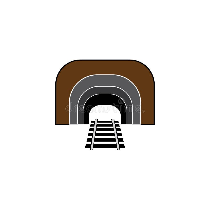 Rail logo icon vector stock vector. Illustration of track - 260223105