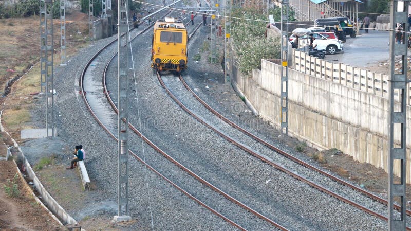 Rail Repair Machine in India - Image Stock Image - Image of steel ...