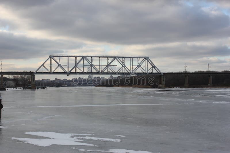 Rail road bridge river stock image. Image of pier, grilles - 88406089