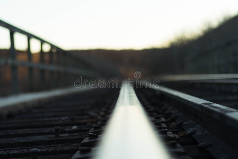 Down the Rail Road Tracks stock photo. Image of fantastic - 131321322