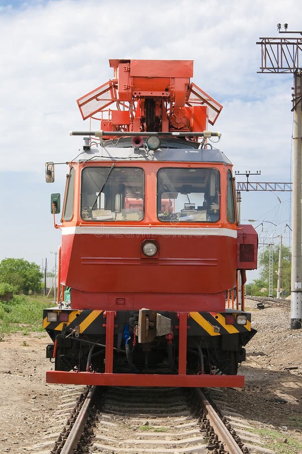 Rail service vehicle stock image. Image of rail, industrial - 25485715