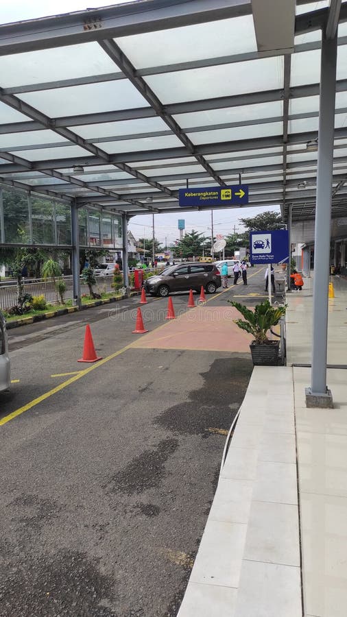 Rail Station and Road for Passenger Editorial Photo - Image of walkway ...