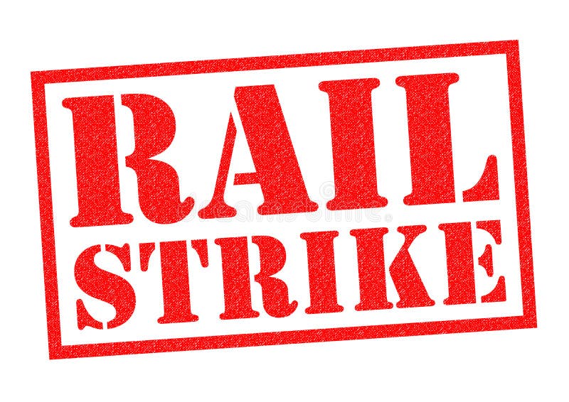 Rail Strike rubber stamp stock vector. Illustration of railway - 89130807