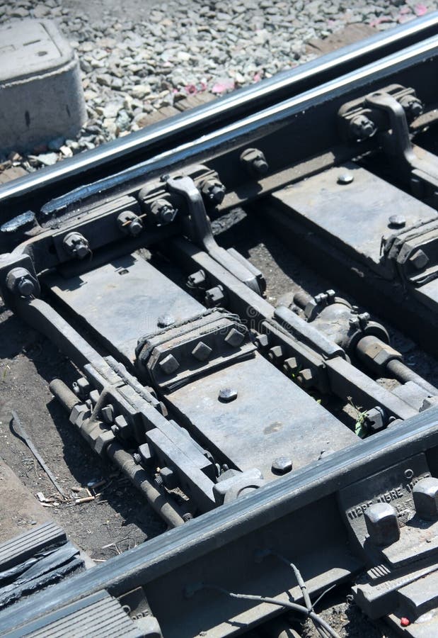 Rail track details stock photo. Image of rail, train - 20150154