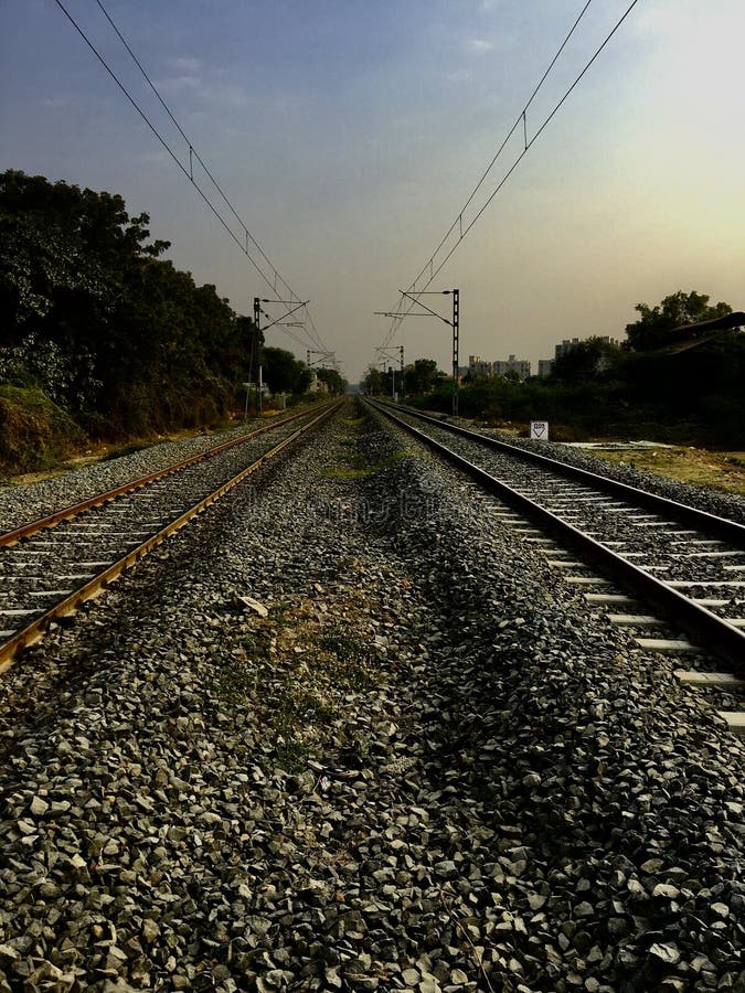Rail track photo stock photo. Image of track, rail - 209416864