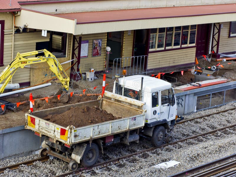 Rail track truck editorial photography. Image of australia - 20198207