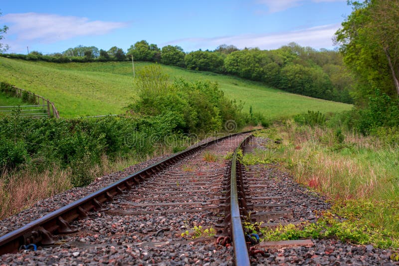 Rail - the Tracks of the UK Railways Stock Image - Image of change ...
