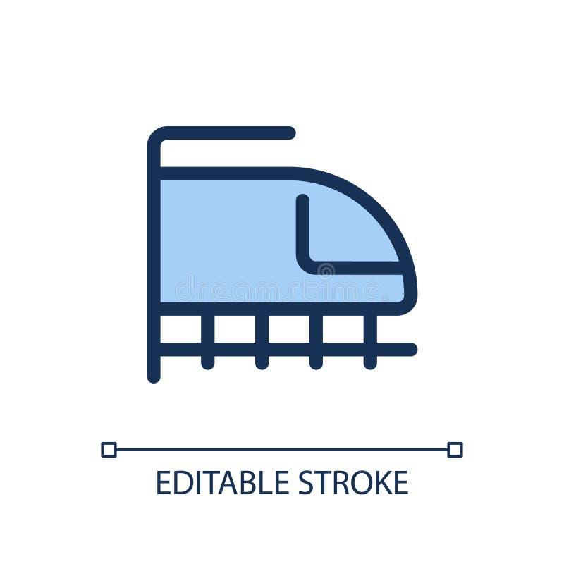Rail Transport Pixel Perfect RGB Color Ui Icon Stock Vector ... Rail Transport Pixel Perfect RGB Color Ui Icon Stock Vector ...