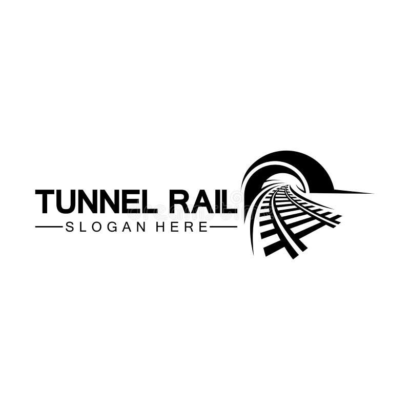 Rail with Tunnel Logo Icon Vector Design Template Stock Vector ...