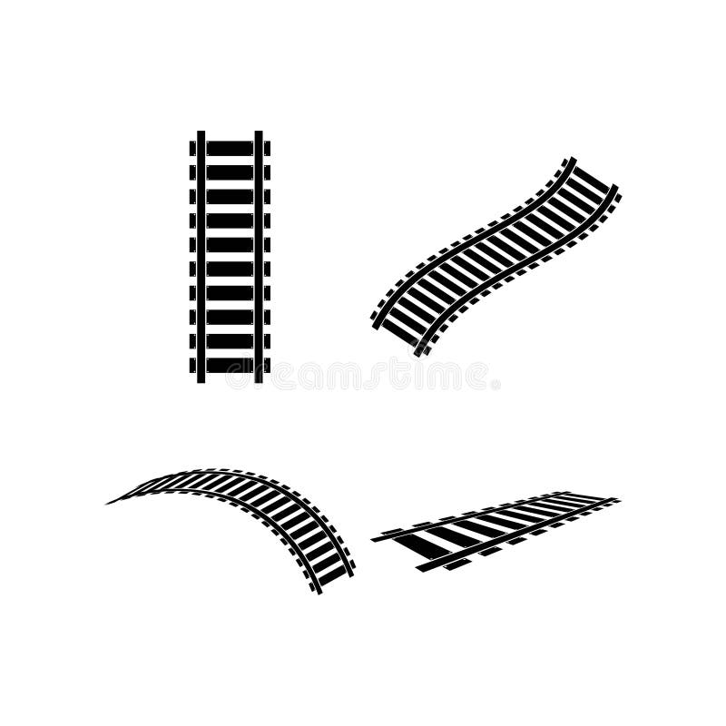 Rail Vector Graphic Design Illustration Stock Vector - Illustration of ...