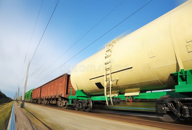 Rail wagons stock image. Image of road, wire, iron, staff - 20969725