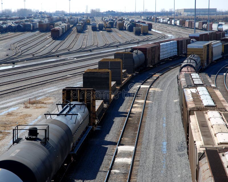 Rail yard stock photo. Image of grain, lumber, industry - 2071016