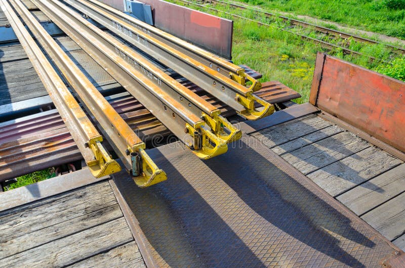 Railhead Elements. the Rail Lash Stock Photo - Image of special ...