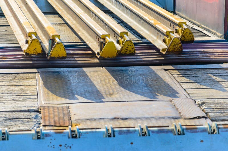 Railhead Elements. the Rail Lash Stock Photo - Image of moving ...